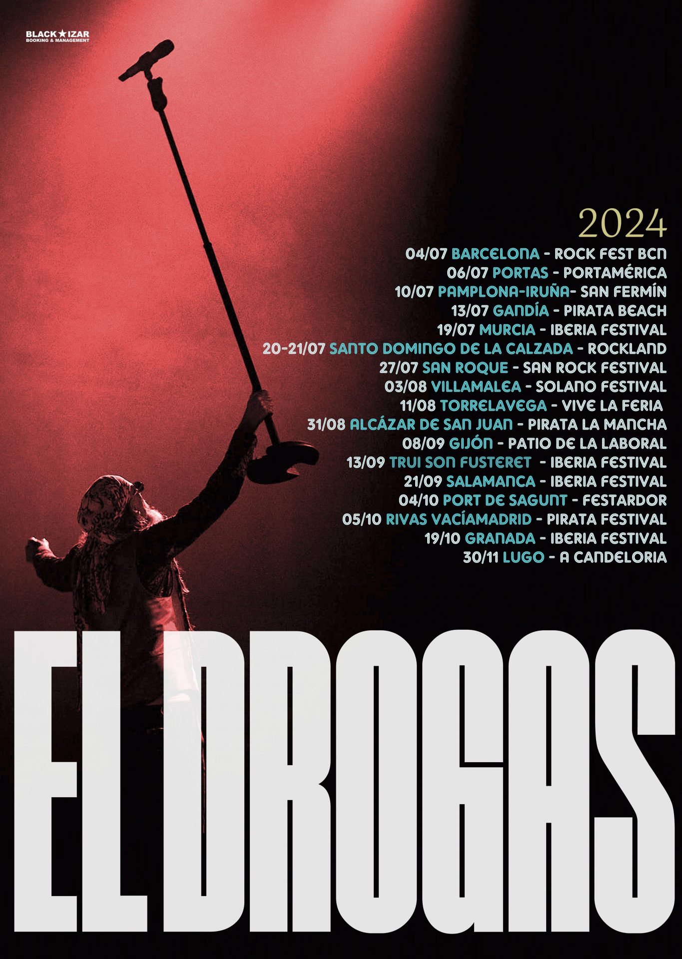 El Drogas anuncia su nueva Gira 2024 - Rock and Blog