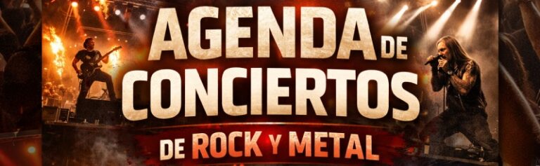 Agenda de conciertos de rock y metal en España: fechas, bandas y ciudades