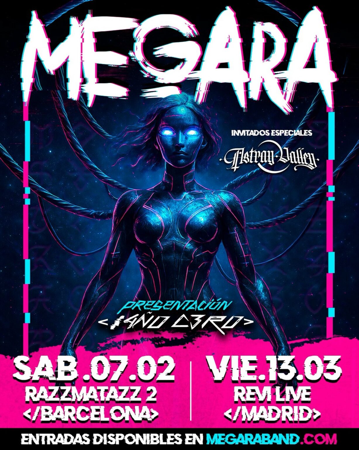 MEGARA nuevo álbum "Año Cero" y conciertos en Barcelona y Madrid